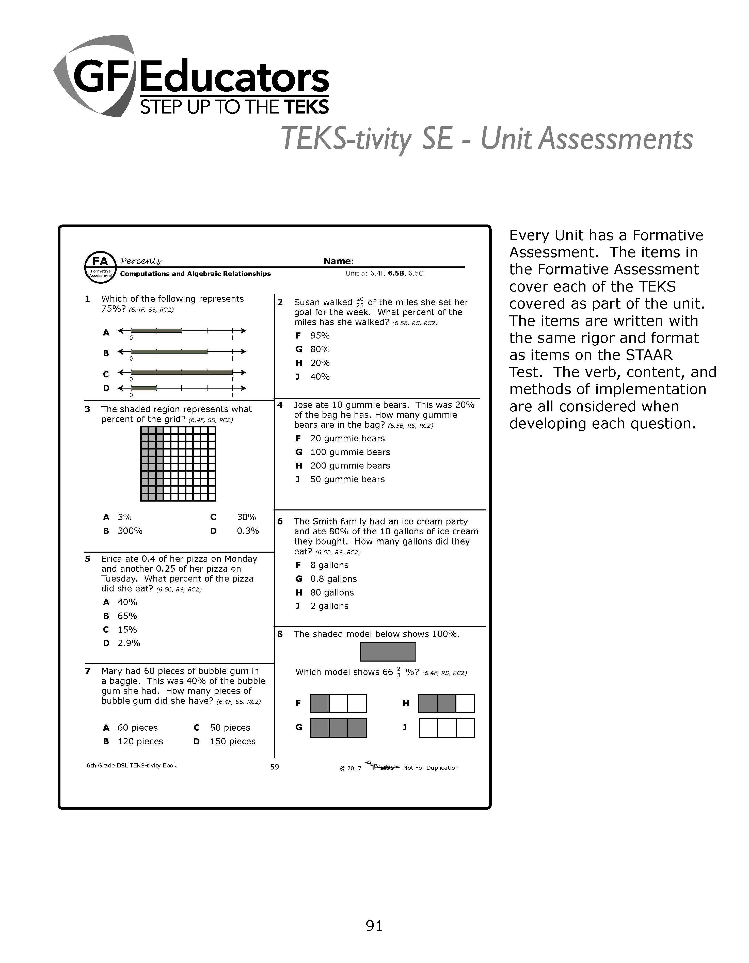 Math Products - GF Educators